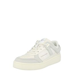 Calvin Klein Jeans Sneaker 'Basket' Damen Gr&ouml;&szlig;e 38 creme / hellgrau / wei&szlig;