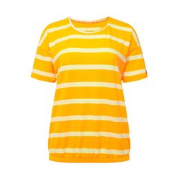 Lauras&oslash;n T-Shirt Damen Gr&ouml;&szlig;e XL pastellgelb / neonorange