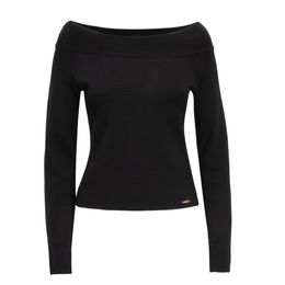 Influencer Pullover Damen Gr&ouml;&szlig;e S schwarz