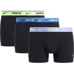 Nike Underwear Boxershorts 'Everyday' Herren Gr&ouml;&szlig;e L blau / limette / lavendel / schwarz