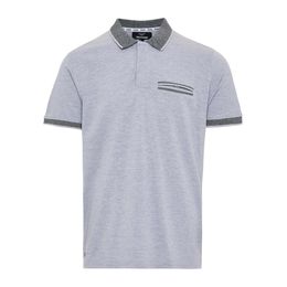 Threadbare. Threadbare Poloshirt Herren Gr&ouml;&szlig;e M graumeliert / schwarz / wei&szlig;