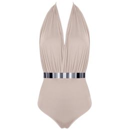 Sea Me Swim Badeanzug 'ST. TROPEZ Silver Edition' Damen Gr&ouml;&szlig;e S beigemeliert