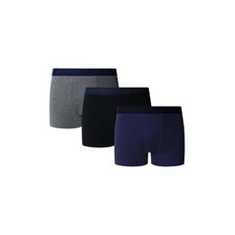 Hackett London Boxershort ' SOLID' Herren Gr&ouml;&szlig;e XL navy / grau / schwarz