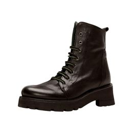 felmini Schn&uuml;rstiefelette Damen Gr&ouml;&szlig;e 42 dunkelbraun Winterschuhe