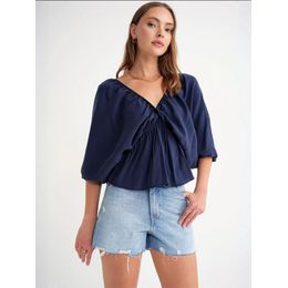 Mixray Bluse Damen Gr&ouml;&szlig;e L marine