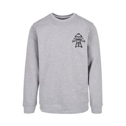 F4NT4STIC Sweatshirt 'Vatertag Grill Master f&uuml;r BBQ-V&auml;ter' Herren Gr&ouml;&szlig;e XL graumeliert / schwarz
