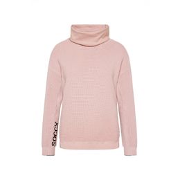 SOCCX Pullover Damen Gr&ouml;&szlig;e XXXL rosa / schwarz