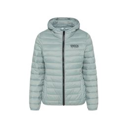 SOCCX &Uuml;bergangsjacke Damen Gr&ouml;&szlig;e XXL t&uuml;rkis / schwarz
