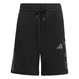 adidas Sportswear Sportshorts 'Seasonal Essentials' Jungen Gr&ouml;&szlig;e 164 grau / dunkelgrau / schwarz