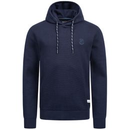 INDICODE Jeans Pullover ' Longview ' Herren Gr&ouml;&szlig;e XXXL blau / wei&szlig;