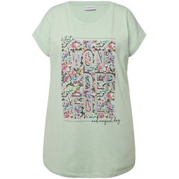 MIAMODA Shirt Damen Gr&ouml;&szlig;e XL/XXL gr&uuml;n / mischfarben