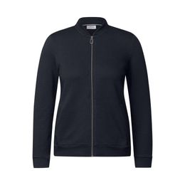 Cecil Seersucker Jacke Damen Gr&ouml;&szlig;e S blau