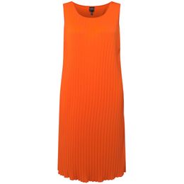 Ulla Popken Sommerkleid Damen Gr&ouml;&szlig;e 54/56 hellorange Winterkleid