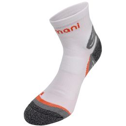 Normani Sportsocken Herren Gr&ouml;&szlig;e 47/50 grau / anthrazit / orange / wei&szlig;
