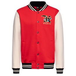 King Kerosin &Uuml;bergangsjacke 'Detroit Greaser' Herren Gr&ouml;&szlig;e 4XL rot