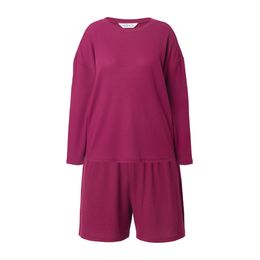 Studio Untold Pyjama Damen Gr&ouml;&szlig;e XL/XXL rotviolett Winterkleid
