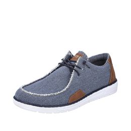 Rieker Halbschuh Herren Gr&ouml;&szlig;e 46 navy / rauchblau / braun / wei&szlig;