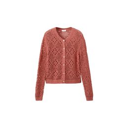 MANGO TEEN Strickjacke 'Arenita' M&auml;dchen Gr&ouml;&szlig;e 172 lachs