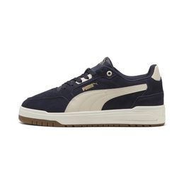 Puma Sneaker 'Shuffle Downtown' Herren Gr&ouml;&szlig;e 36 hellbeige / navy / gold