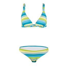 Beco The World Of Aquasports Bikini 'Fresh Stripes' Damen Gr&ouml;&szlig;e S blau / gr&uuml;n