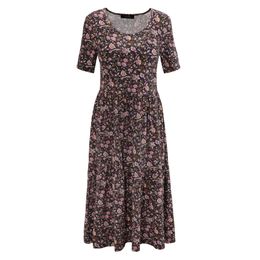 Aniston Casual Kleid Damen Gr&ouml;&szlig;e 38 marine / gr&uuml;n / orchidee / wei&szlig;