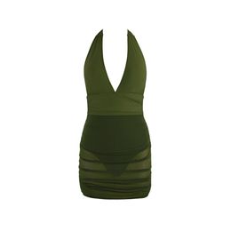 Cupshe Badeanzugkleid 'CAA12M4F004RR' Damen Gr&ouml;&szlig;e S gr&uuml;n