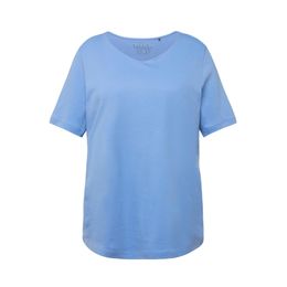 Ulla Popken Shirt Damen Gr&ouml;&szlig;e M/L hellblau