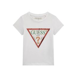 Guess T-Shirt M&auml;dchen Gr&ouml;&szlig;e 116 gr&uuml;n / lavendel / rot / wei&szlig;