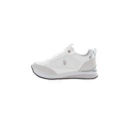 U.S. Polo Assn. Sneaker Damen Gr&ouml;&szlig;e 36 hellgrau / wei&szlig;