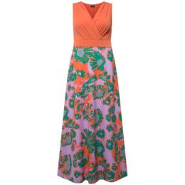 Ulla Popken Kleid Damen Gr&ouml;&szlig;e 42/44 orange Winterkleid