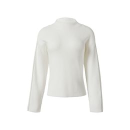 comma, COMMA Pullover Damen Gr&ouml;&szlig;e XXXL silber / wei&szlig;