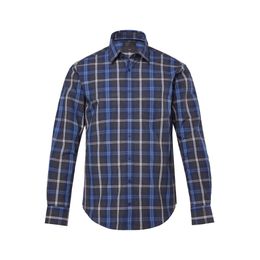 JP1880 Hemd Herren Gr&ouml;&szlig;e L anthrazit / wei&szlig;