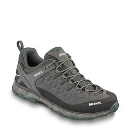 Wanderschuh Meindl "Lite Trail GTX", Damen, Gr. 10, grau (grau, oliv), Obermaterial: 100% Synthetik synthetic., Schuhe Wanderschuh