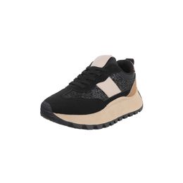 Ital-Design Sneaker Damen Gr&ouml;&szlig;e 36 beige / hellbraun / schwarz
