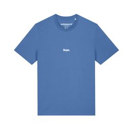 Watapparel Shirt 'Nope' Herren Gr&ouml;&szlig;e S hellblau / wei&szlig;