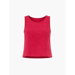 Amourlinen Top 'Lucia' Damen Gr&ouml;&szlig;e S dunkelpink