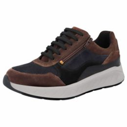 SOLIDUS Sneaker Herren Gr&ouml;&szlig;e 41 marine / braun