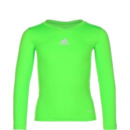 adidas Performance Funktionsshirt 'Team Base' Jungen Gr&ouml;&szlig;e 128 grau / neongr&uuml;n