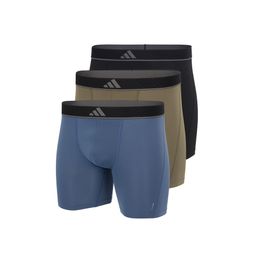 adidas Sportswear Retro Boxer ' Active Micro Flex Eco ' Herren Gr&ouml;&szlig;e M dunkelbeige / blau / schwarz