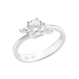 Amor Ring Damen Gr&ouml;&szlig;e 54 silber / transparent