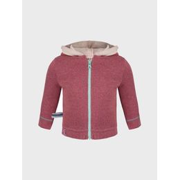 Organicera Sweatjacke Jungen Gr&ouml;&szlig;e 80 bordeaux