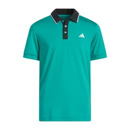 adidas Performance Funktionsshirt 'Performance AEROREADY Polo Shirt' Jungen Gr&ouml;&szlig;e 176 t&uuml;rkis / schwarz