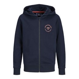 Jack & Jones Jack & Jones Junior Sweatjacke 'Simon' Jungen Gr&ouml;&szlig;e 164 dunkelblau / rosa