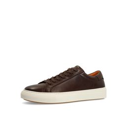 Manfield Sneaker Herren Gr&ouml;&szlig;e 43 schoko / dunkelorange / wei&szlig;