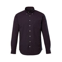 JP1880 Hemd Herren Gr&ouml;&szlig;e 7XL navy / burgunder