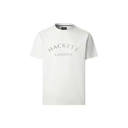 Hackett London T-Shirt 'Heritage Ess' Herren Gr&ouml;&szlig;e XXL hellgrau / wei&szlig;