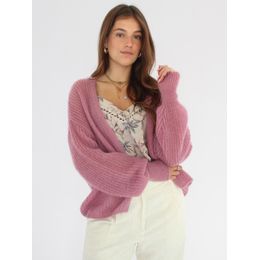 Honn&ecirc;te Atelier Strickjacke 'Rose' Damen Gr&ouml;&szlig;e S altrosa