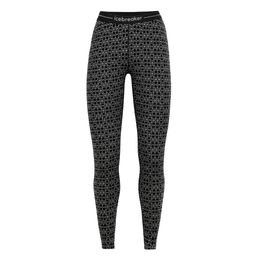 Icebreaker Leggings 'Vertex' Damen Gr&ouml;&szlig;e XL schwarz / wei&szlig;