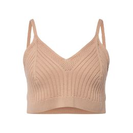Ulla Popken Top Damen Gr&ouml;&szlig;e XL/XXL dunkelbeige