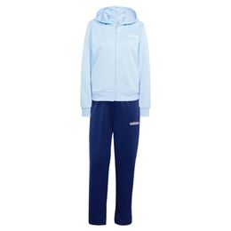 adidas Sportswear Trainingsanzug 'Essentials' Damen Gr&ouml;&szlig;e XL/XXL hellblau / dunkelblau